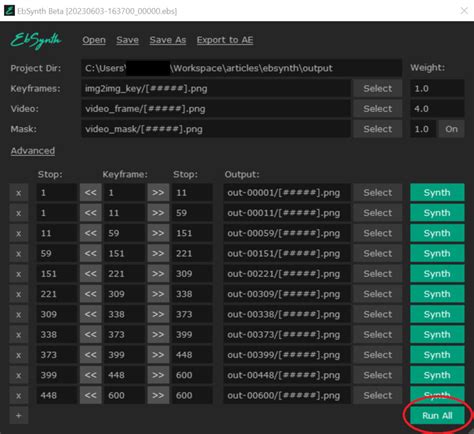 Ebsynth Movie Tutorial Interpolated Img2img Keyframes Advanced Civitai