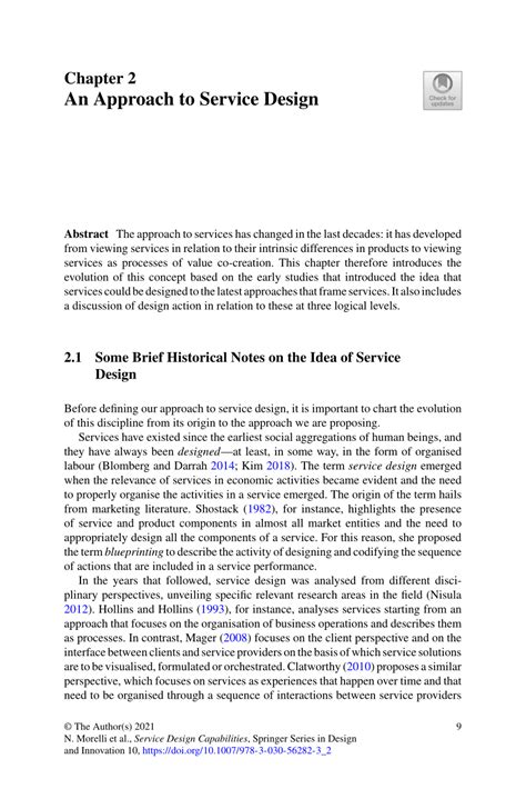 PDF An Approach To Service Design