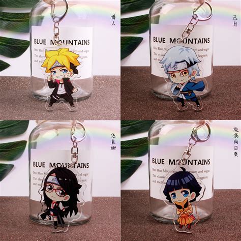 博人传火影忍者新时代挂件巳月佐良娜向日葵佐助鼬钥匙扣动漫周边虎窝淘