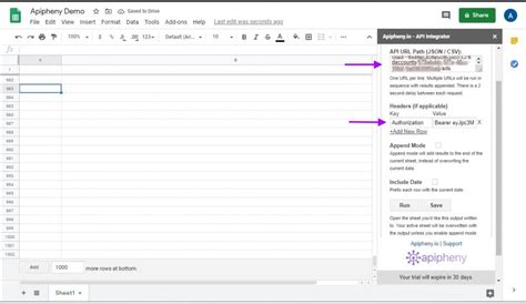 Connect Snapchat To Google Sheets API Integration Apipheny