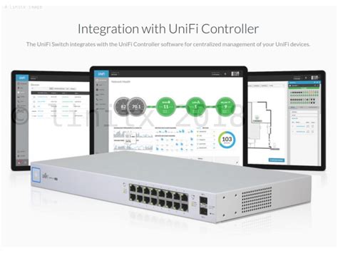 Ubiquiti UniFi 16 Port PoE Gigabit Network Switch US 16 150W
