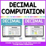 Decimal Division Google Slides And Sheets TPT
