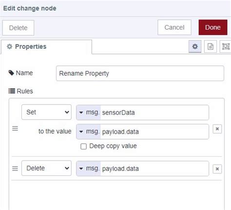 Node Red Change Node Flowfuse