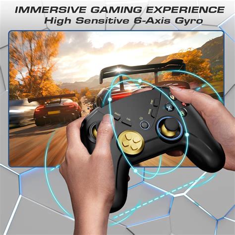 Pc Wireless Controller Bluetooth Gaming Controllers For Windows Steam Laptop Mac Tablet Ipad