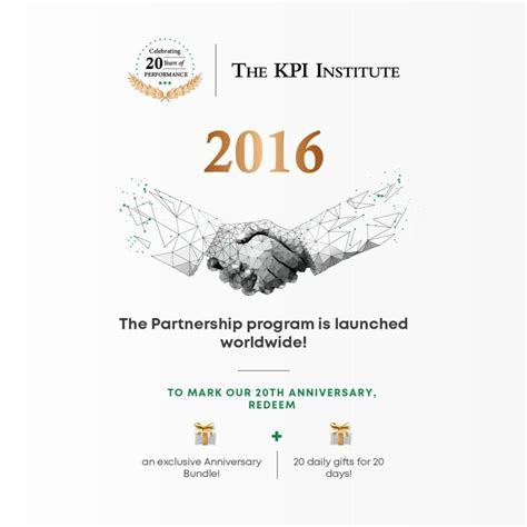 The Kpi Institute On Linkedin Thekpiinstitute Tki Anniversary Partnerships Kpi