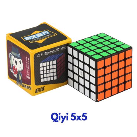 Rubik 5x5 Qiyi Qizheng Black Màu Đen Đồ Chơi Rubik 5 Tầng Zyo Ru
