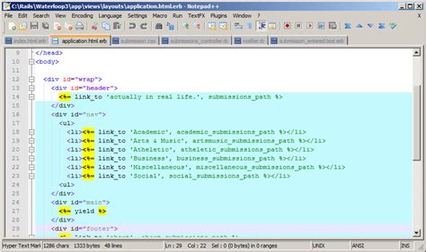 Ruby On Rails Notepad Highlights Everything That Comes After