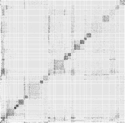 Adjacency Matrix Of The Network Of Blogs The Rowscolumns Are Sorted