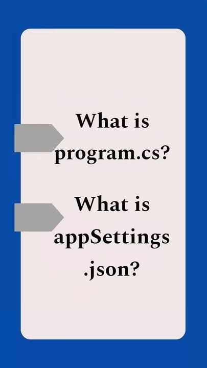 What Is Programcs File Net Core Interview Qanda Dotnetcoreinsights Youtube
