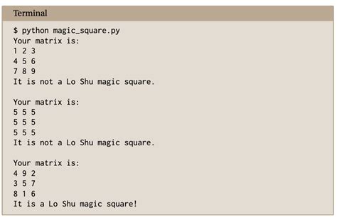 Solved 3 Points The Lo Shu Magic Square Is A Grid With 3