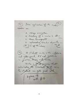 Original Manuscript Contract JAVA Modulo Operator High School