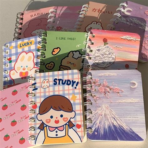 Kawaii Spiral Notebooks Etsy