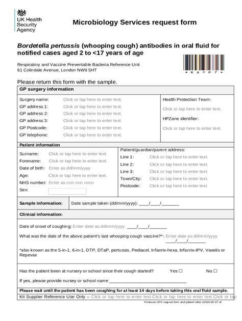 Microbiology Services Request Doc Template Pdffiller