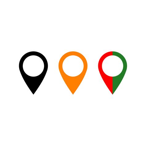 Location Icon Template Navigation Map Gps Direction Place Compass Contact Search Concept