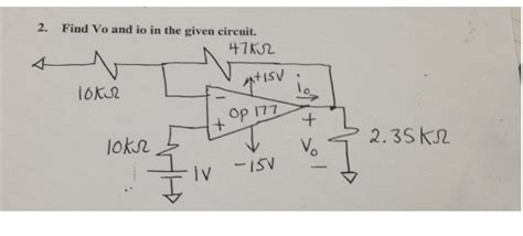 solved find vo and io in the given circuit