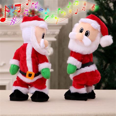 Electric Twerk Santa Claus Toy Xmas Music Singing Dancing Twisted