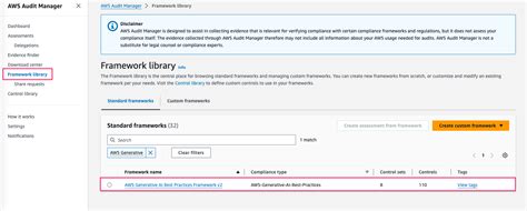 アップデート Aws Audit Manager の Aws Generative Ai Best Practices Framework が V2 にアップグレードされ
