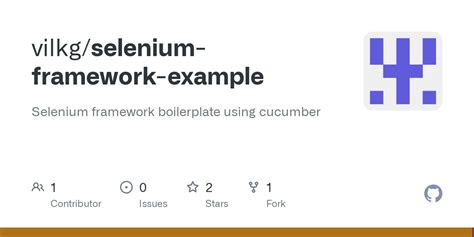 Github Vilkg Selenium Framework Example Selenium Framework Boilerplate Using Cucumber