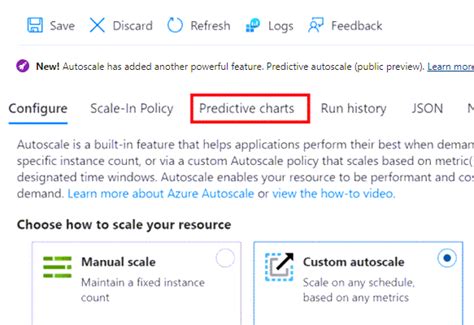 예측 자동 크기 조정을 사용하여 가상 머신 확장 집합의 부하 요구 전에 스케일 아웃 Azure Monitor
