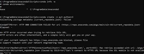 Anaconda Error Cant Connect To Url Because The Ssl Module Is Not Available Mundane Beauty