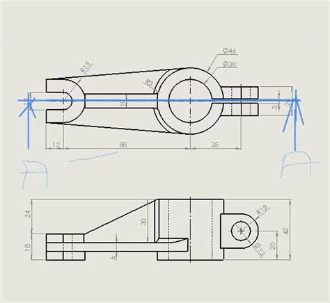 Solved Draw A Cross Sectional View From The Specified