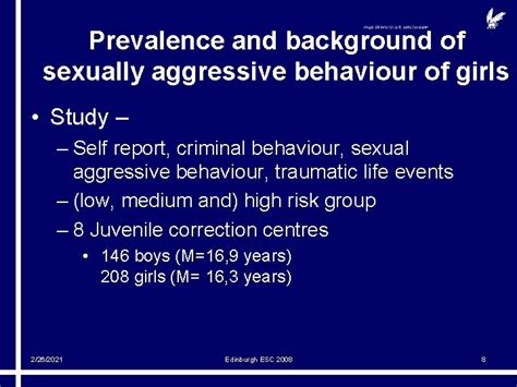 Sexual Aggressive And Violent Behaviour Of Girls In