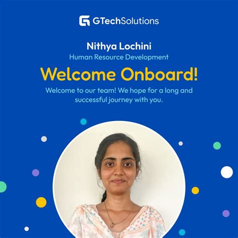 G Tech Solutions On Linkedin Gtech Gtechsolutions Welcometotheteam Welcomeonboard