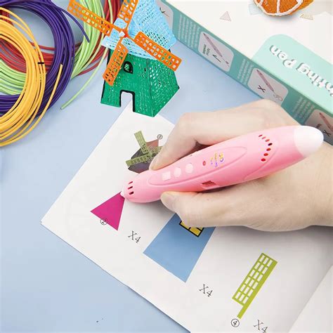 قلم رسم ثلاثي الابعاد 3d لصنع اشكال مختلفة من المجسمات هلالايف