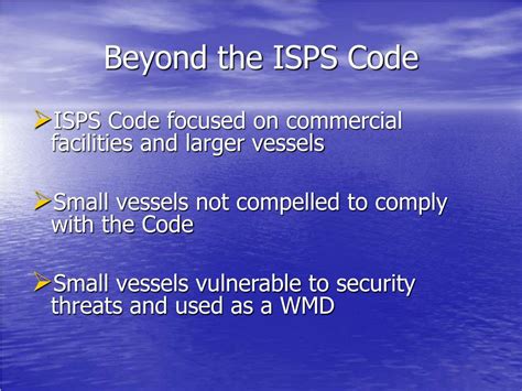 PPT Best Practices On And Beyond The ISPS Code PowerPoint Presentation ID