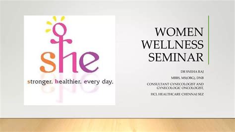 Women Wellness Seminar Pptx