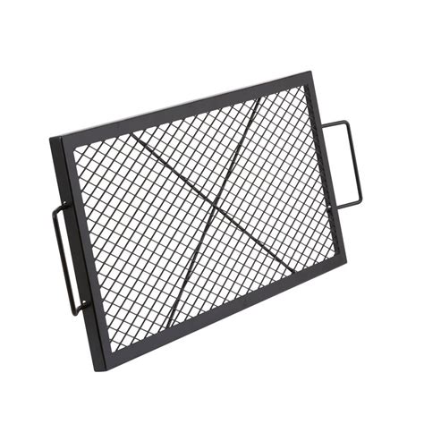 Stellweilan Tessberg X Marks Fire Pit Grill Grate Rectangle Cooking
