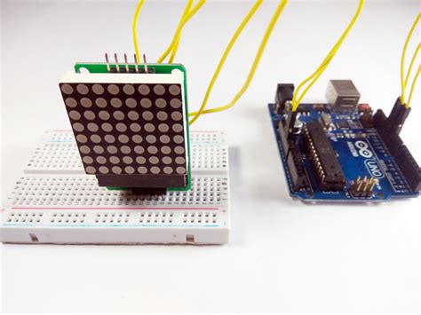 Dot Matrix With Max7219 Interfacing With Arduino 7 Steps With