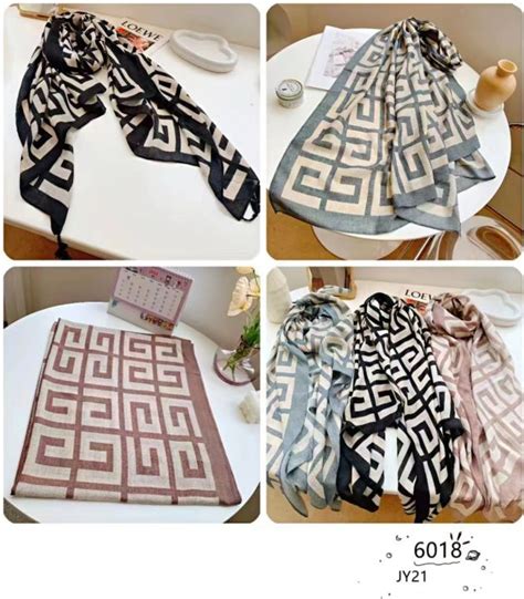 ผ้าคลุมไหล่ ผ้าพันคอ Scarf Shawl สไตล์เกาหลี กันแดด กันลมg1 40 Th