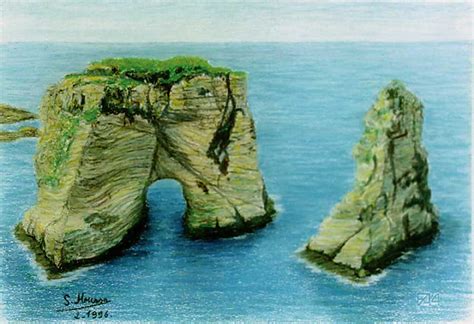 Raoucheh Drawing By Sleiman Moussa Pixels