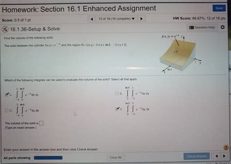 Solved Homework Section 16 1 Enhanced Assignment Save