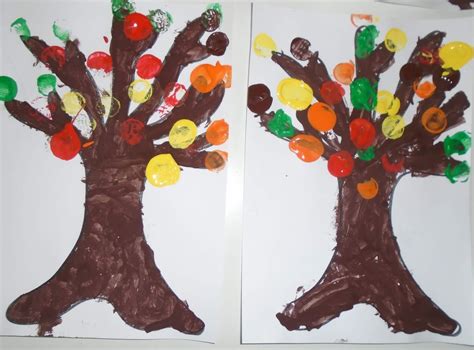 5ο ΝΗΠΙΑΓΩΓΕΙΟ ΚΑΛΑΜΑΤΑΣ ΔΕΝΤΡΑ ΦΘΙΝΟΠΩΡΙΝΑ ΜΕ ΤΕΜΠΕΡΑ ΚΑΙ ΑΠΟΤΥΠΩΜΑΤΑ ΑΠΟ ΦΕΛΛΟ