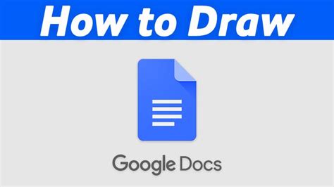 How To Draw On Google Docs