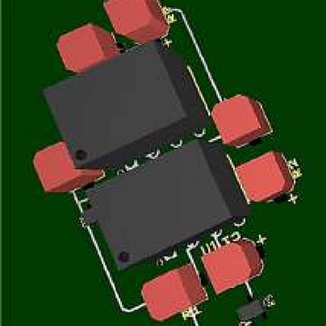 Shows The Ultiboard Design Of The Active Wide Band Pass Filter Download Scientific Diagram