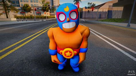 El Primo Brawl Stars Skin Para Gta San Andreas