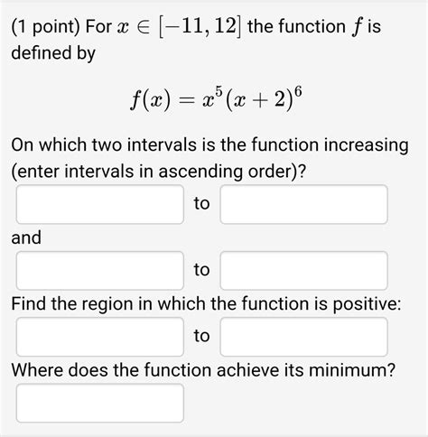 Solved Point For X The Function F Is Defined Chegg Com