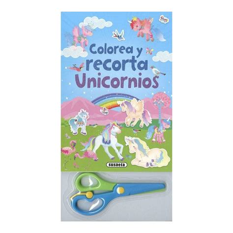 Colorea Y Recorta Unicornios Azul La Niña Shops
