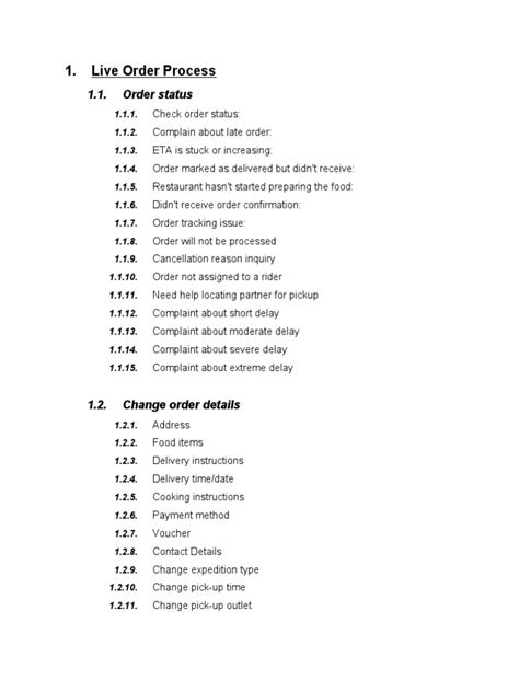 Live Order Process Pdf Subscription Business Model Voucher