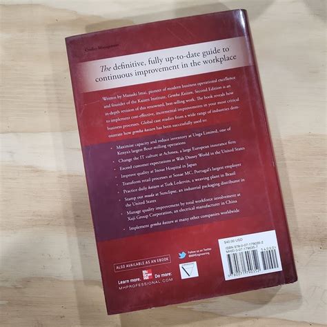 Gemba Kaizen A Commonsense Approach To A Continuous Improvement Strategy Second Edition