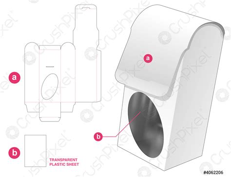 Packaging Box Die Cut Template Stock Vector 4062206 Crushpixel