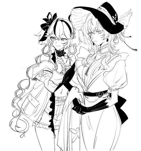 Camellya And Shorekeeper Wuthering Waves Drawn By Sbs Danbooru