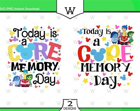 Today Is A Core Memory Day Svg Png Inside Out Svg Png All The Feels