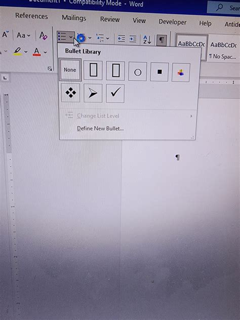Bullet Points Not Working And Displaying As Boxes Rmicrosoftword