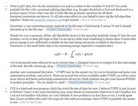 recommended python solver for an online optimisation problem