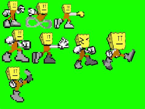Spongebob From Spongebob And Friends Sprite By Superman759 On Deviantart
