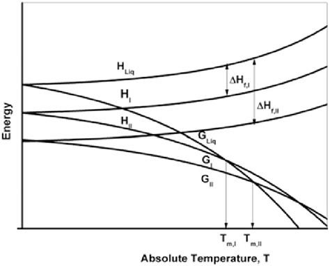 Energy Versus Temperature Diagram For Agomelatine Forms I And Ii Download Scientific Diagram